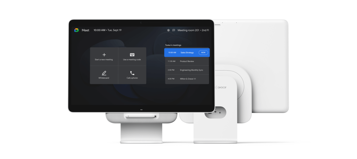Google Meet Series One Desk 27 by Avocor: Interactive Displays