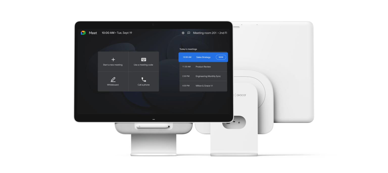 Google Meet Series One Desk 27 by Avocor: Interactive Displays