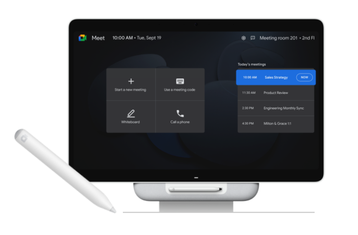 Interactive Display Solutions For Immersive Google Meet Calls