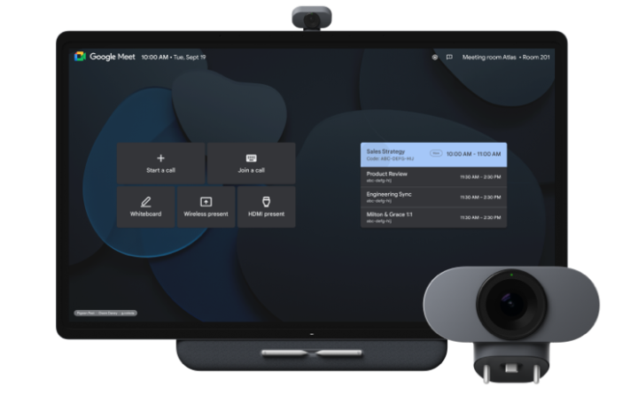 Interactive Display Solutions For Immersive Google Meet Calls
