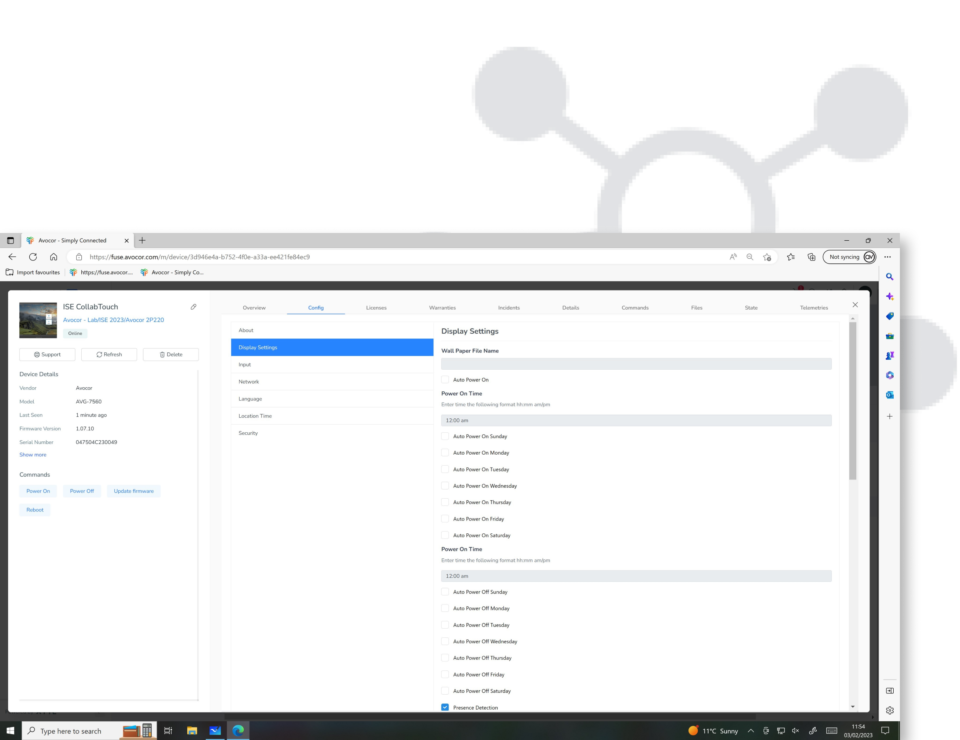 Avocor FUSE: Cloud-Based Remote Management Platform