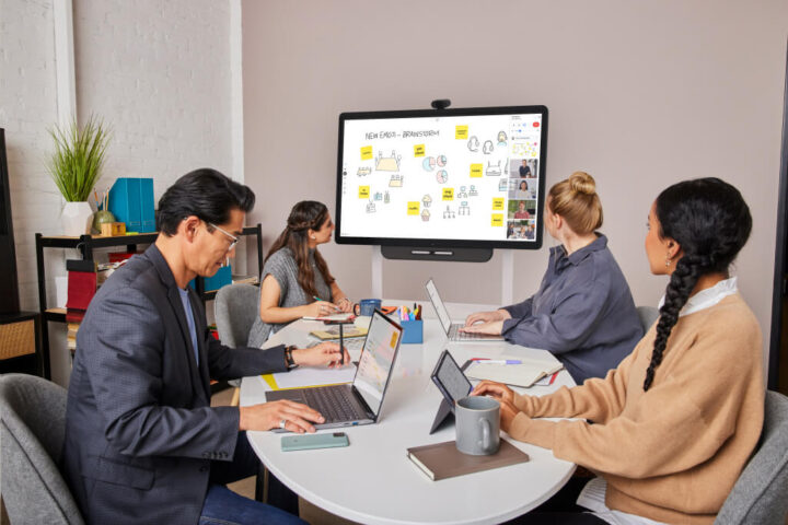 Google Meet Series One Board 65 by Avocor: Interactive Displays