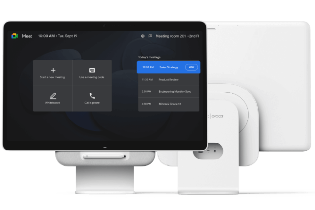 Google Meet Series One Desk 27 by Avocor: Interactive Displays