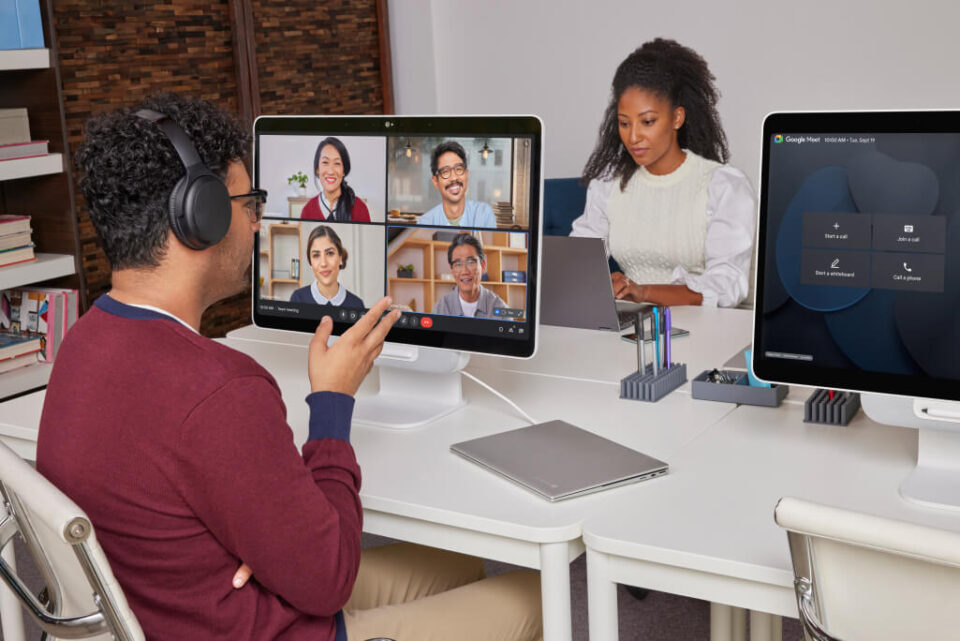 Google Meet Series One Desk 27 by Avocor: Interactive Displays