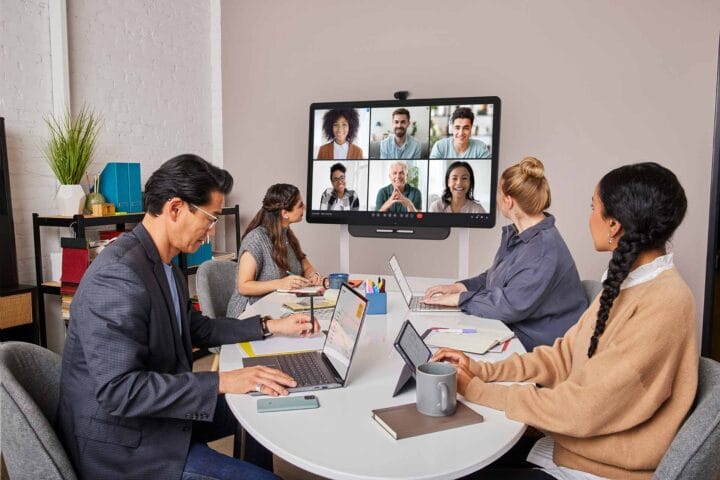 Google Meet Series One Board 65 by Avocor: Interactive Displays