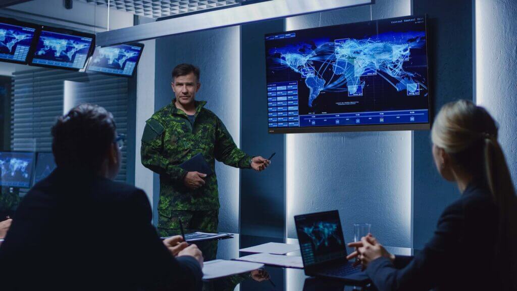 Interactive Display Solutions for Military Environments