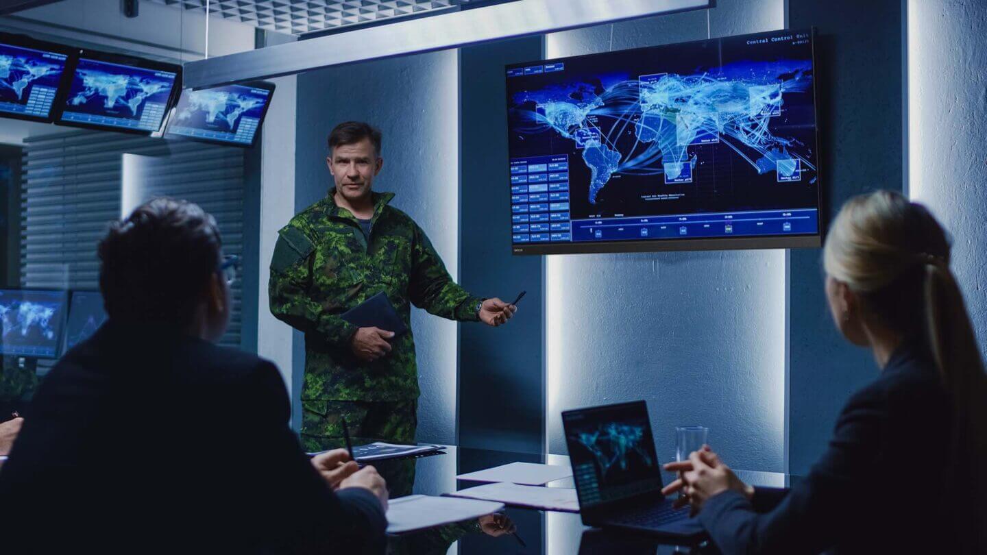 Interactive Display Solutions for Military Environments